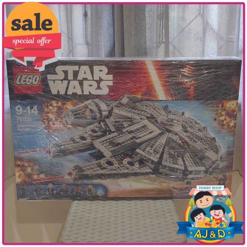 Promo LEGO STAR WARS 75105 Millennium Falcon (ORIGINAL LEGO) Diskon 23% ...