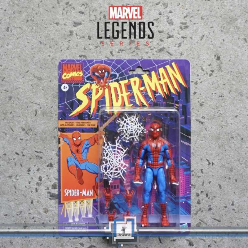 Jual Marvel Legends Retro Web Splat Spider-Man Spiderman Classic di ...
