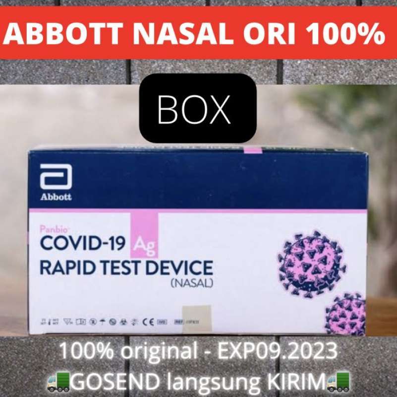 Promo Abbott Antigen Nasal Box Original Test Swab Antigen Diskon 17% Di ...