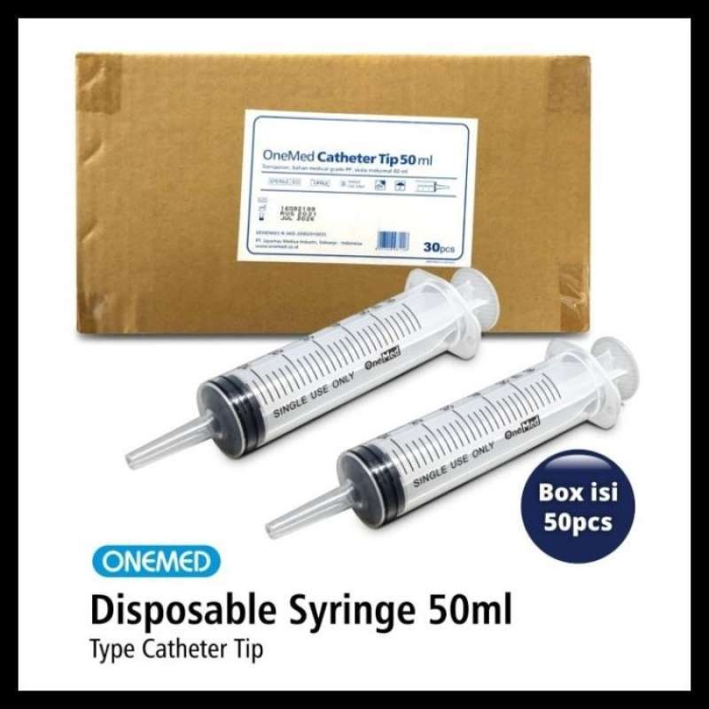 Promo Catheter Tip 50Cc Onemed Cateter 50Ml Kateter 50 Cc Spuit One Med ...