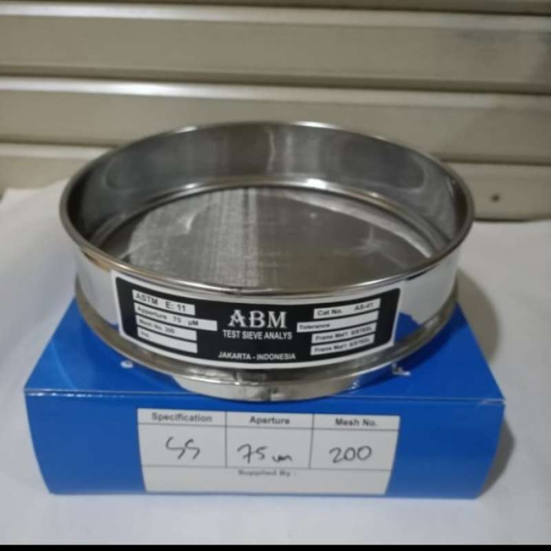 Promo Test Sieve Ayakan Mesh 200 Diskon 17% Di Seller Mahanani Store 4 ...
