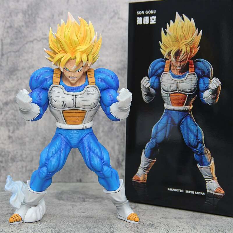Promo 26cm Height Dragon Ball Anime Figure Muscle Physical Exercise ...