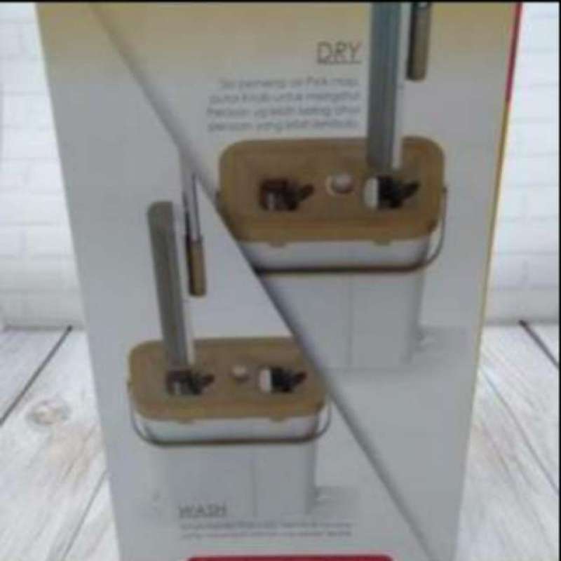 Promo ember pel injak PVA Nagata 903 gagang stainleas mop set Diskon 23 ...
