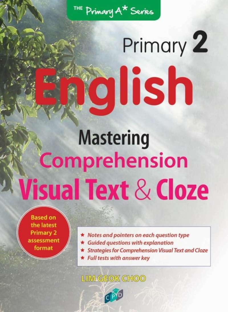 Promo Primary 2 English: Mastering Comprehension Visual Text and Cloze ...