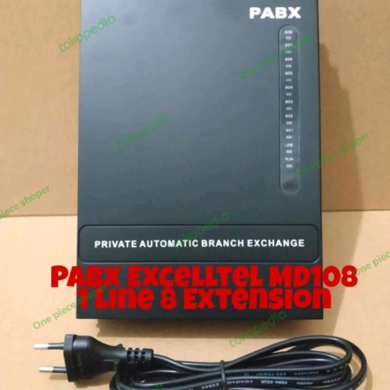 Promo Mini Pabx Excelltel Md108 1 Line 8 Extension Pabx Md-108 Diskon ...