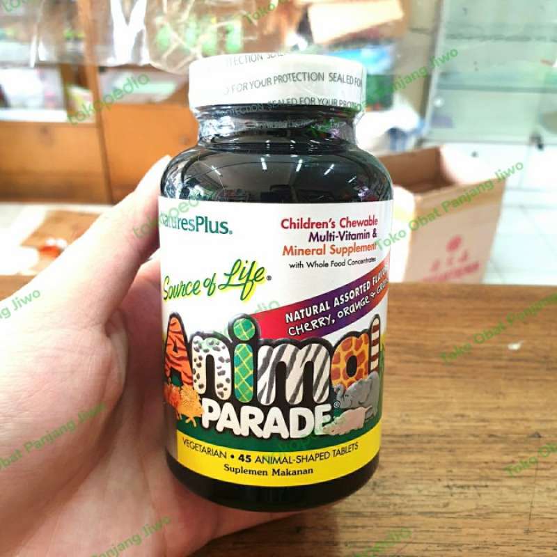 Promo Natures Plus Animal Parade Chewable Multivitamin & Mineral 90 ...