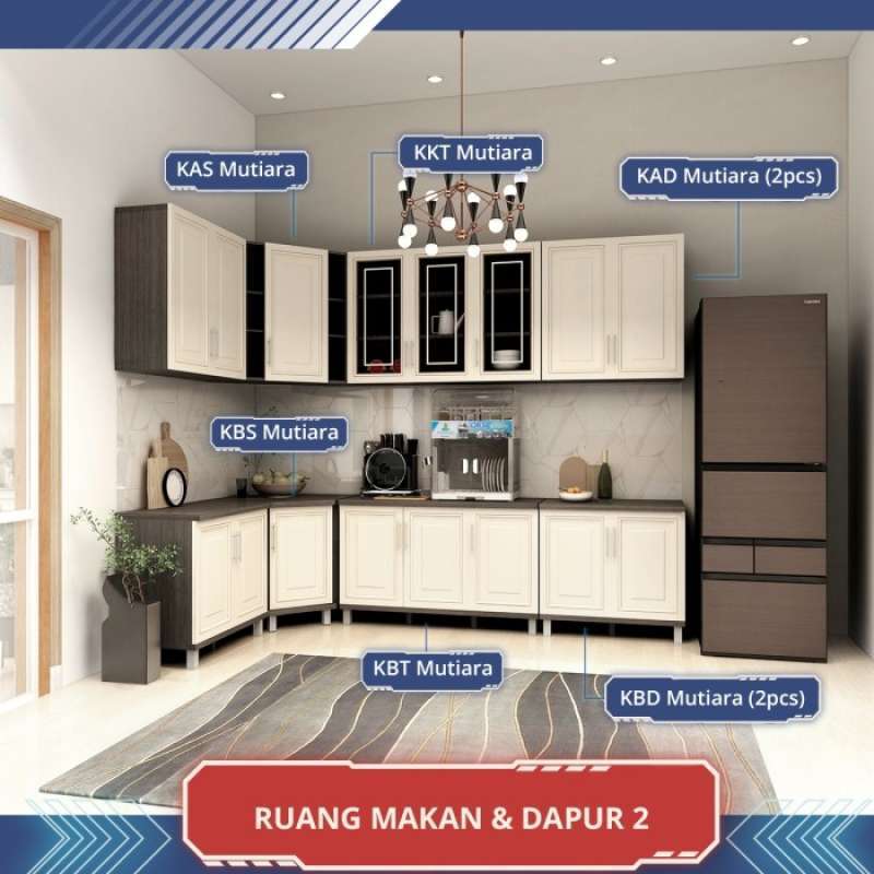 Jual Olympic Ruang Makan / Ruang Dapur 2 - Kitchen Set / Mutiara Series ...