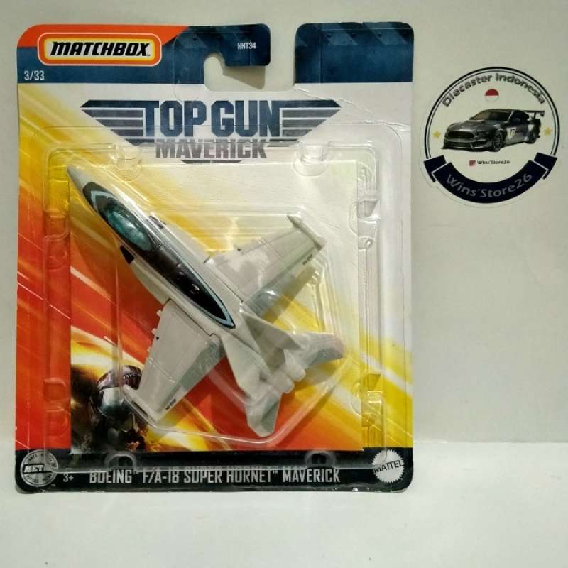 Jual Matchbox Top Gun Maverick Boeing F 18 Super di Seller Zenonn Shop ...