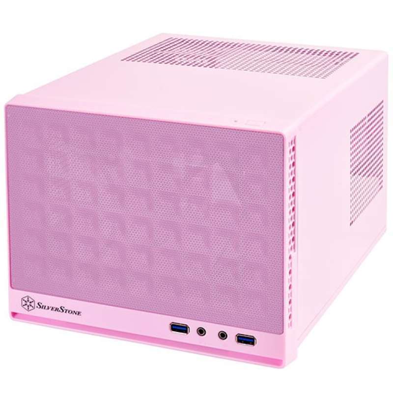 Promo Silverstone Sugo Sg13 Pink Mini Itx Small Form Pc Case Gaming ...