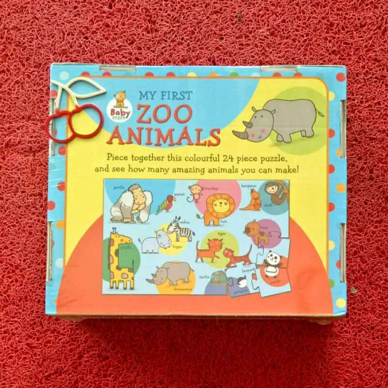 Promo Baby Steps My First Zoo Animals Floor Puzzle - Kado Unik Import ...