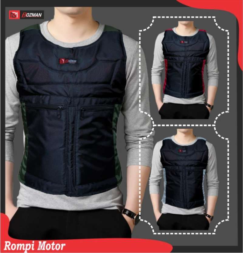 Promo Rompi Motor Tas Anti Angin Pelindung Dada Cordura Premium - Full ...