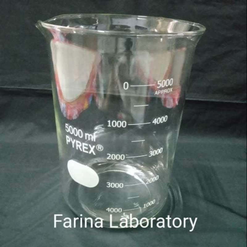 Promo Beaker Glass 5000ml Pyrex Class A Diskon 17% Di Seller Mahanani ...