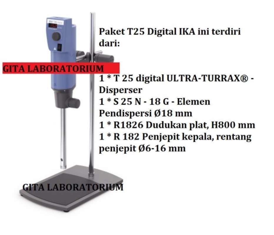 Jual T25 Digital ULTRA-TURRAX Package - IKA Disperser T 25 digital SET ...