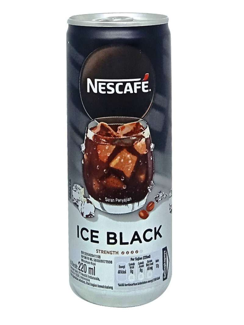 Jual Minuman Kopi Nescafe Ice Black 220ml Can Di Seller Swalayan Maju ...