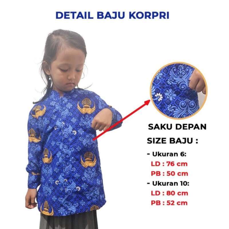 Jual R Baju Seragam ASN PNS Korpri Terbaru Anak-Anak / Seragam Korpri ...