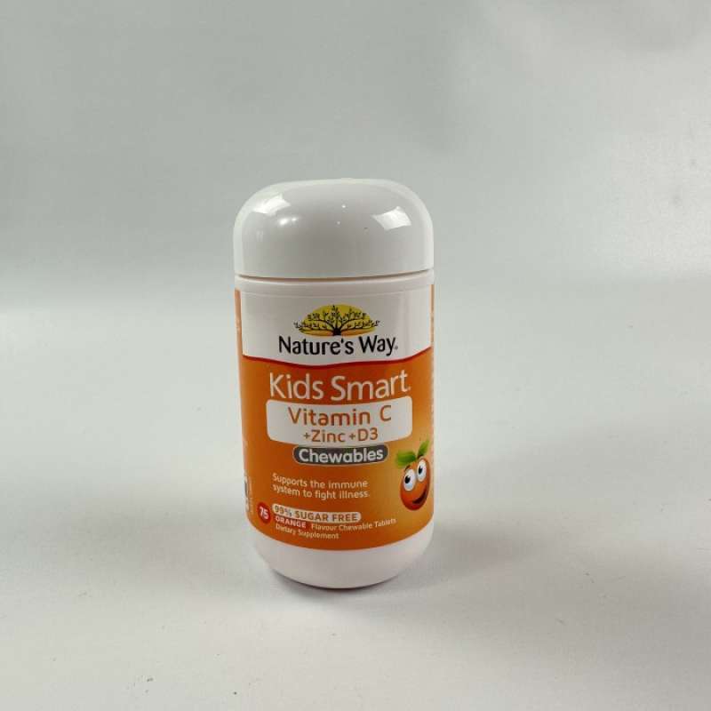 Promo Nature's Way Kids Smart Vitamin C+zinc+d3 - 75 Chewable Tablets ...