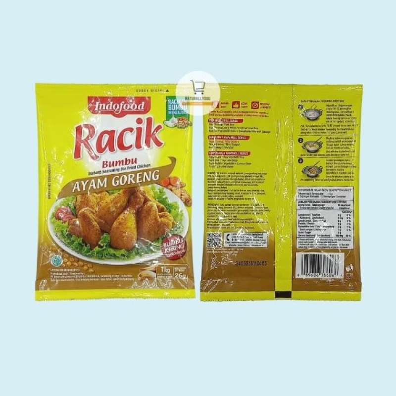 Jual Racik Ayam Goreng 26gr Tepung Bumbu Instan Di Seller Naturallyouu ...