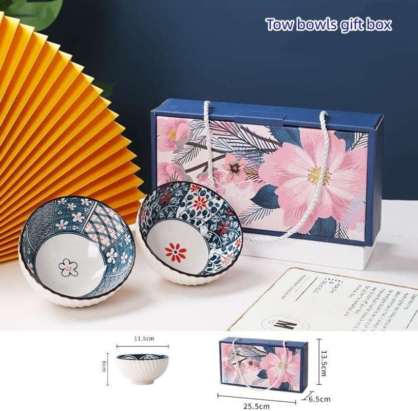 Promo Rumauma Douko Ceramic Bowl Package Set Japanese Parcel Mangkok ...