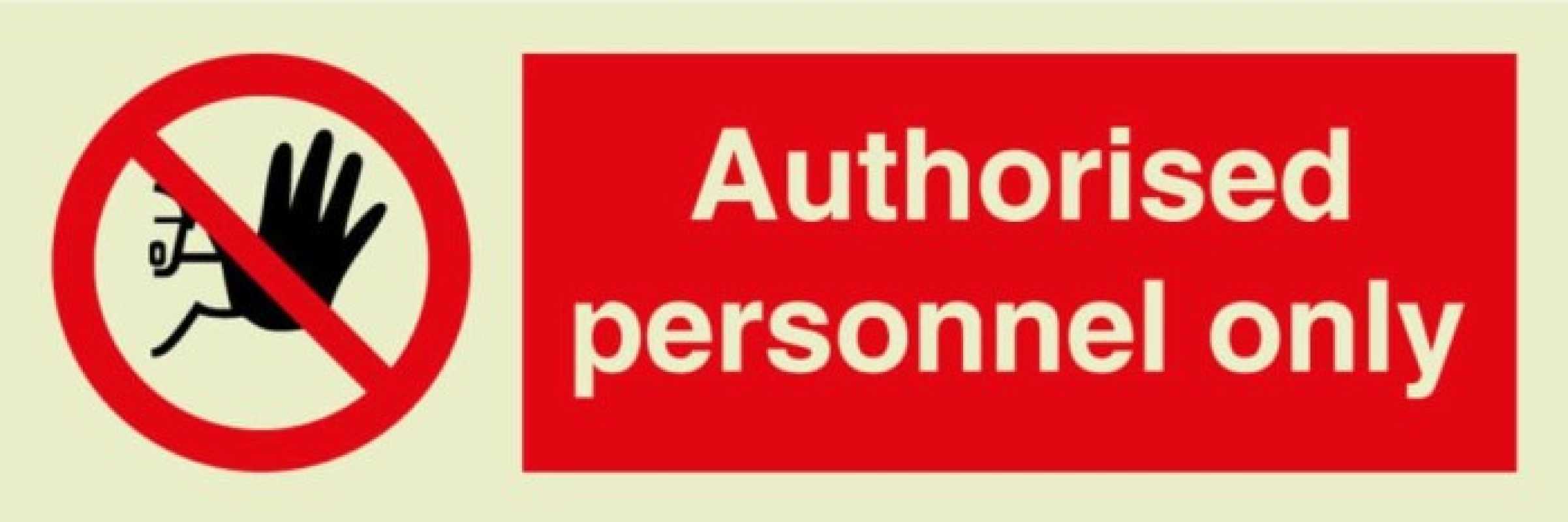 Promo Stiker IMO Simbol Authorised personnel only - Maritime Progress ...