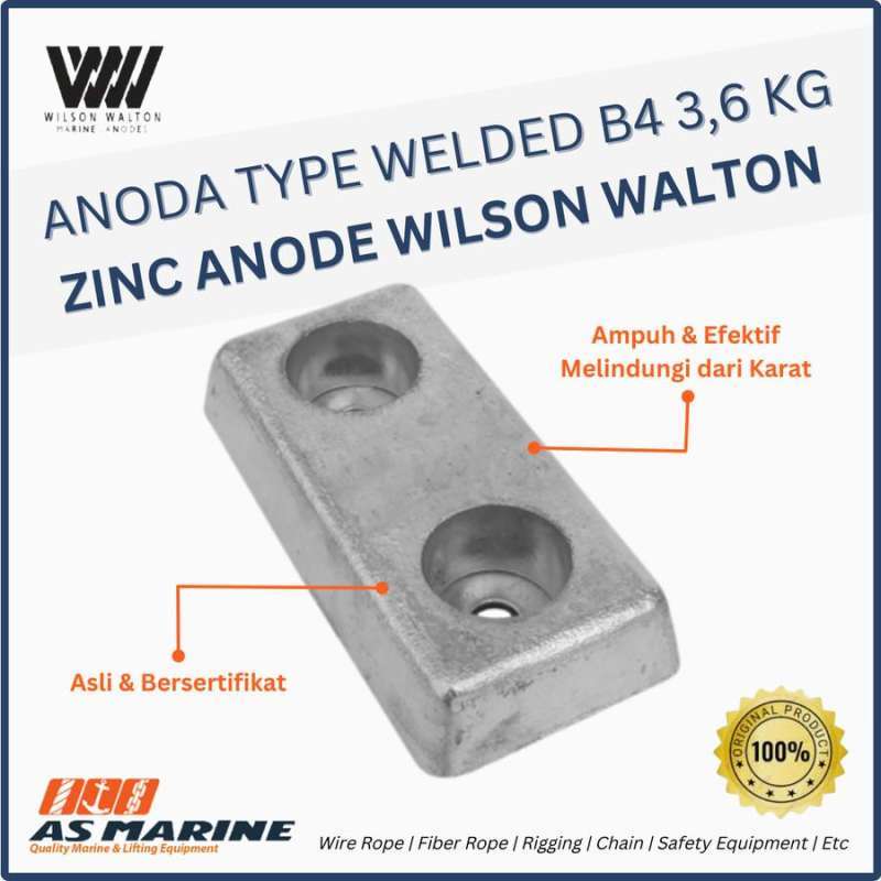Jual Zinc Anode / Anoda Type Welded B4 3,6 Kg Wilson Walton Di Seller ...