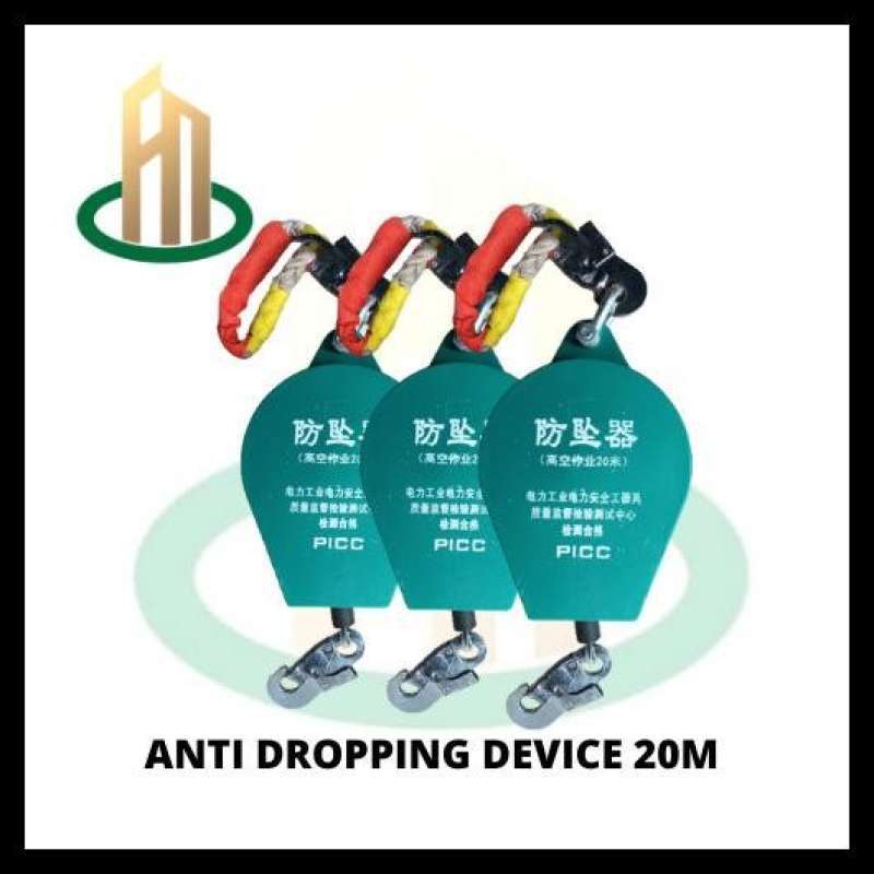 Promo Promo Fall Arrester 20m Retractable Lifeline Safety Prevention ...