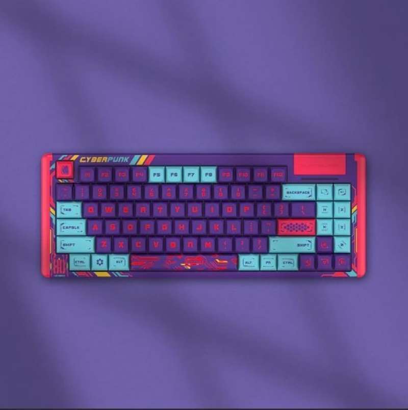 Jual DUSTSILVER CYBERPUNK PRO TKL RGB Backlit Hot-swappable Keyboard di ...