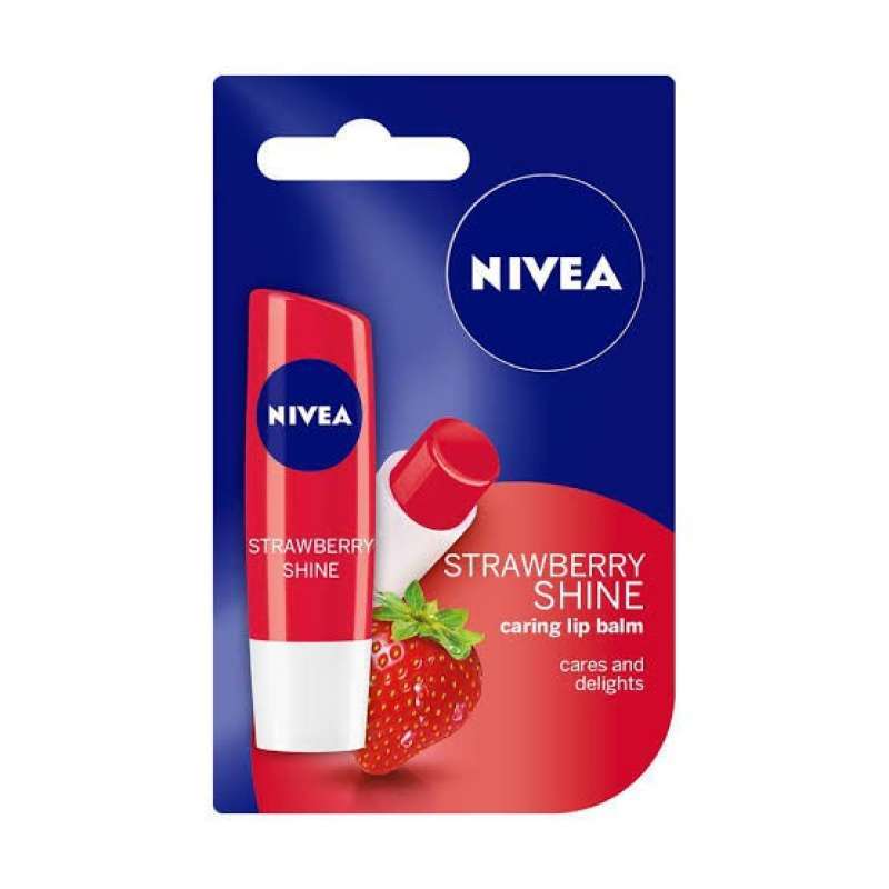 Jual Nivea Lipbalm 4,8g Original, Fruity Strawberry Di Seller Cuantic ...