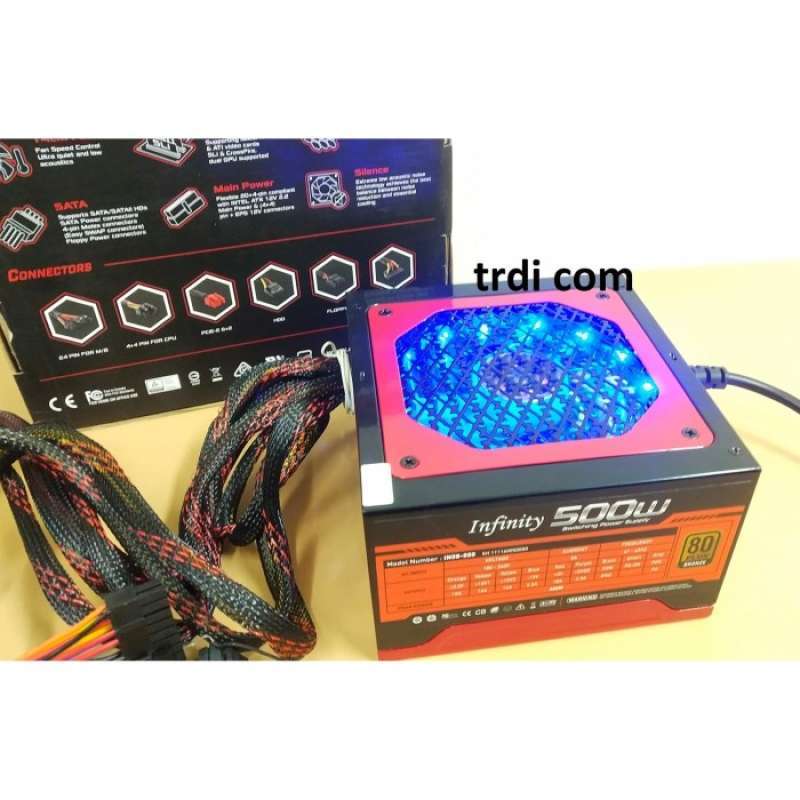 Promo Psu 80+ Infinity Power Supply 500W Watt Pure Garansi Original ...