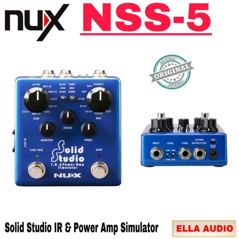 Promo Nux NSS5 Solid Studio IR & Power Amp Simulator nss-5 Diskon 23% di Seller Qeira Store ...