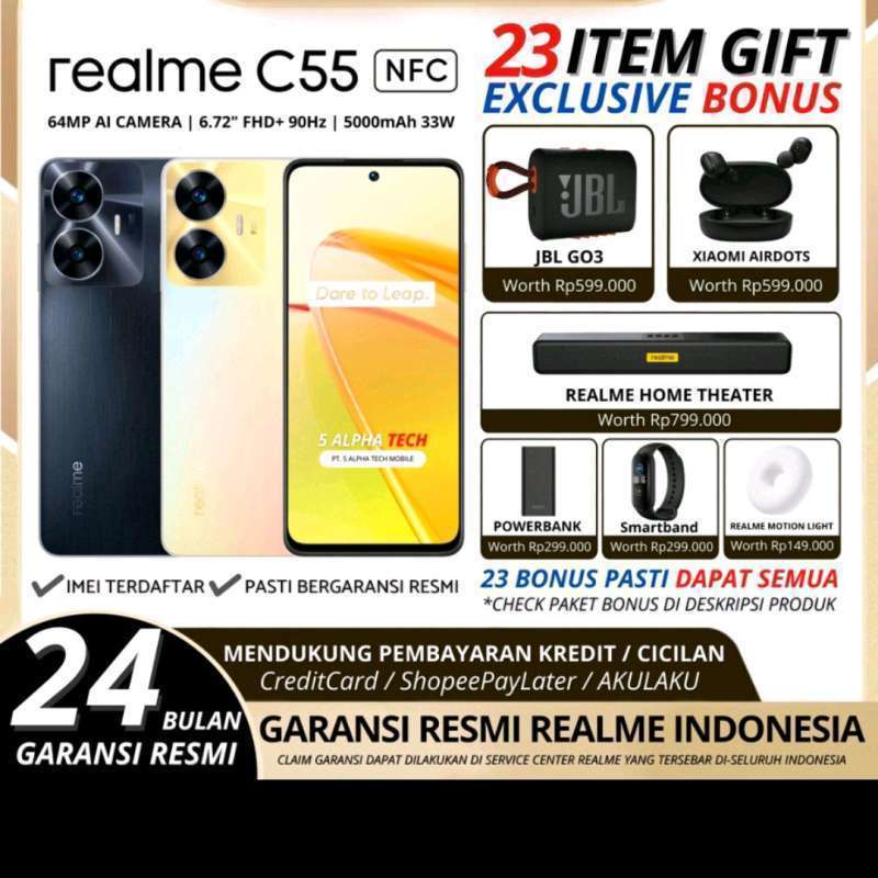 Jual Realme C55 Di Seller Borneo Ponsel - Borneo Ponsel - Kota Bekasi ...