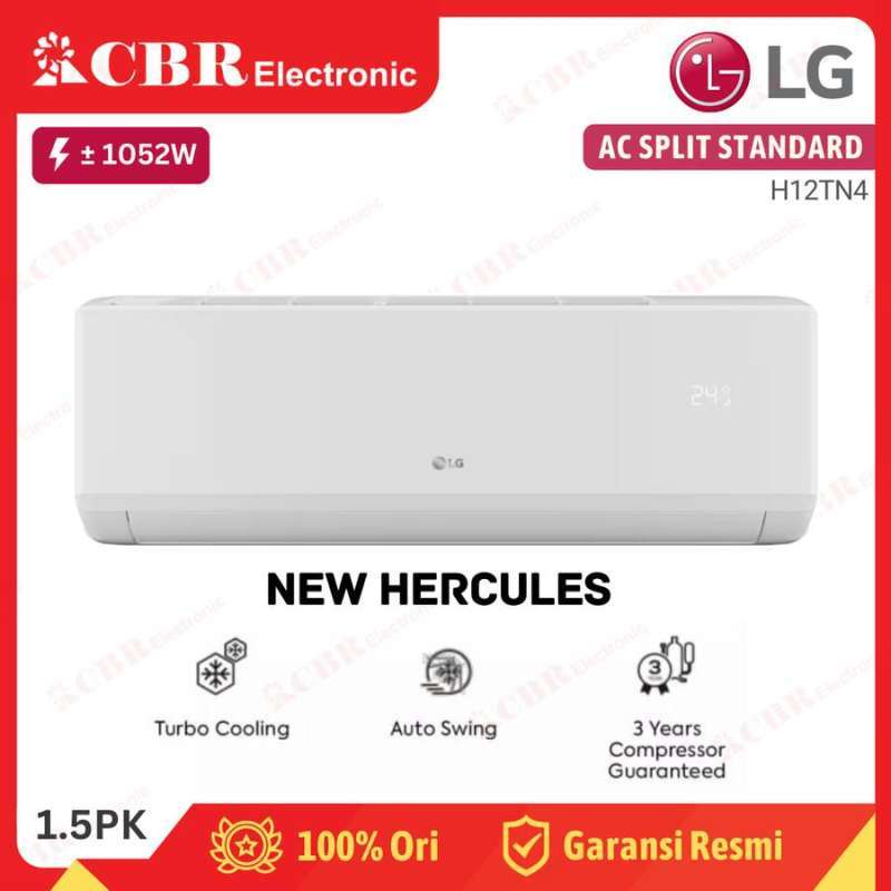 Jual AC LG STANDARD 1.5PK H12TN4 / NEW HERCULES (R32) di Seller CBR ...