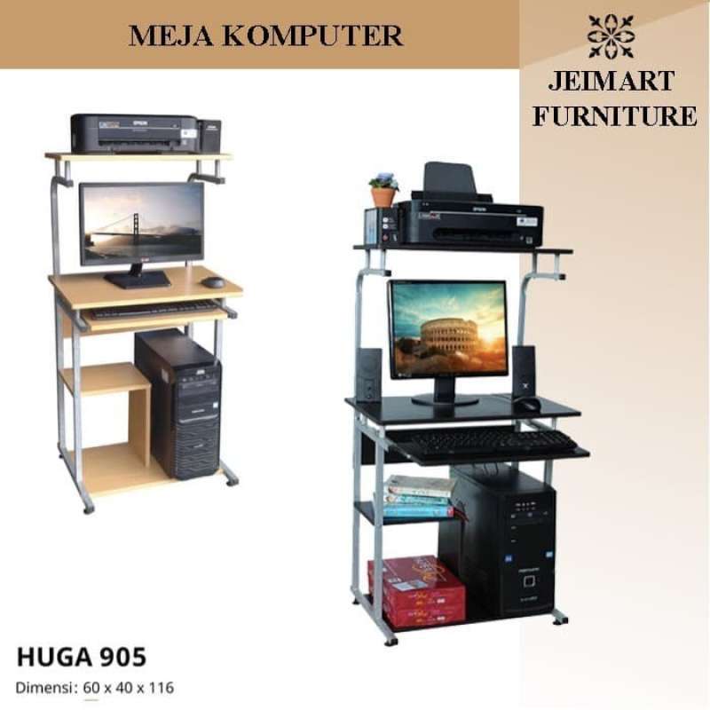 Promo Meja Komputer Tingkat Rangka Besi | 905 Diskon 23% Di Seller ...