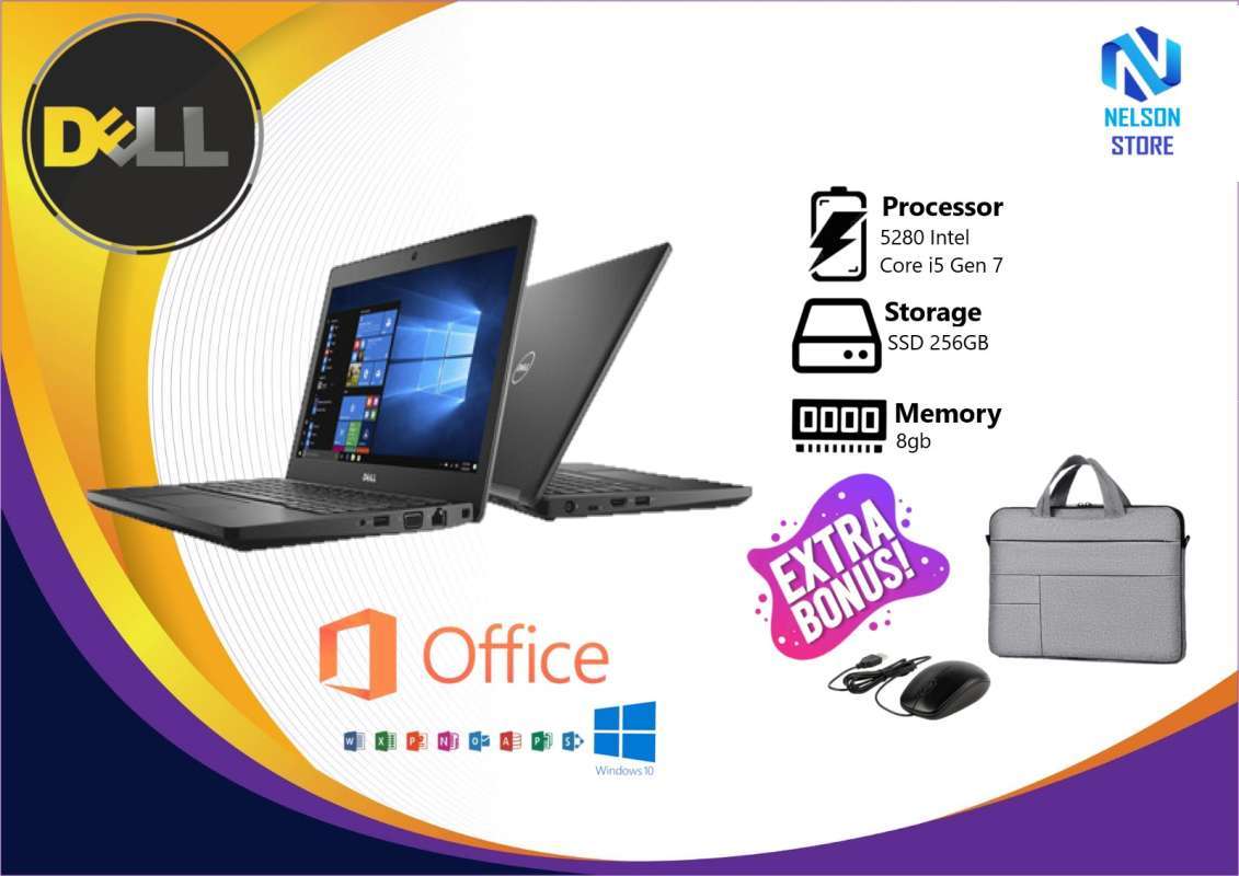 Jual Laptop Dell Latitude 5280 Intel Core I5 Gen 7 Ram 8gb Ssd 256gb-mulus - 8gb/256 Ssd Di ...