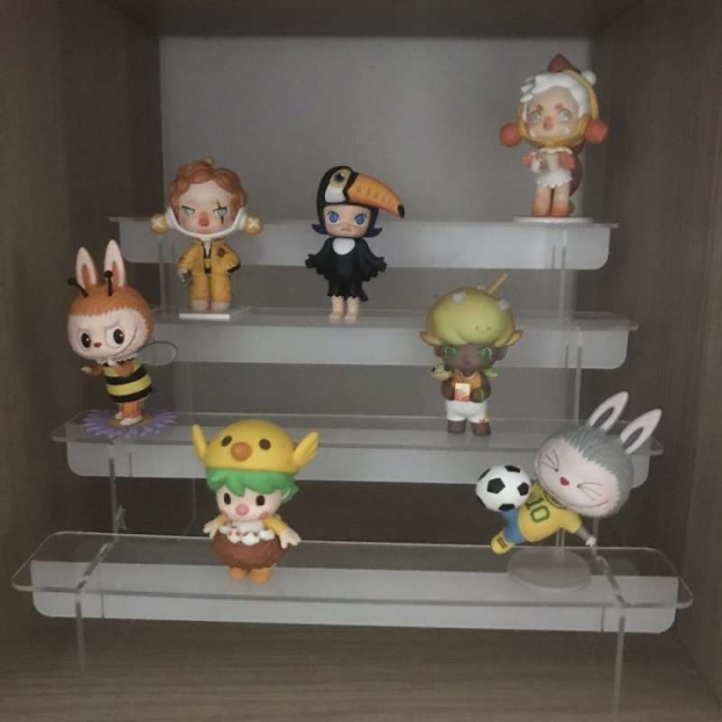 Promo Acrylic Display Stand 4 Step for Popmart / Gashapon / Figurine ...