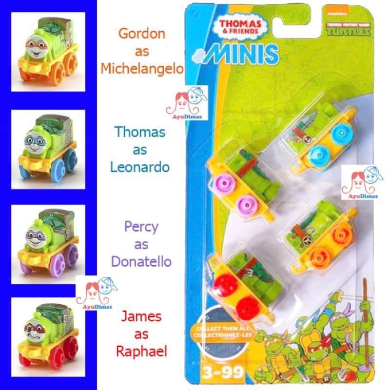 Promo Thomas & Friends MINIS / mini -Teenage Mutant Ninja Turtles TMNT ...