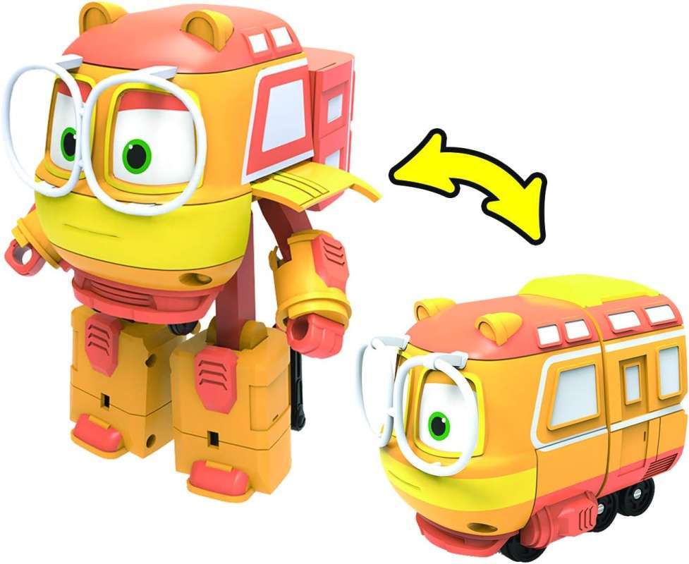 Promo Mainan Robot Trains 80181 4 Transforming Robots Genie Diskon 50% ...
