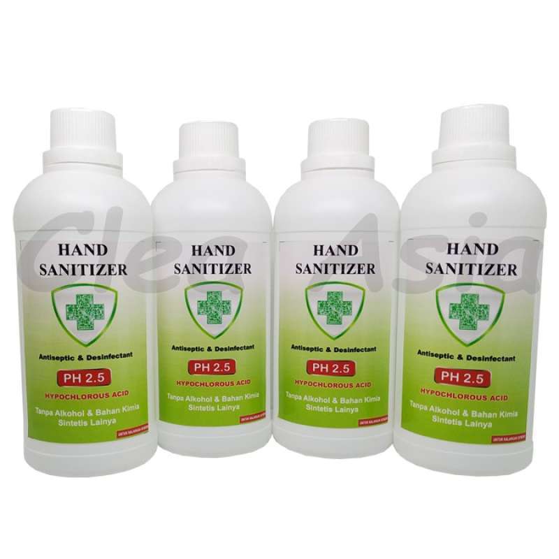 Jual Hand Sanitizer Aseptic Hypochlorous Acid Ph 2.5 Terlaris 550ml ...