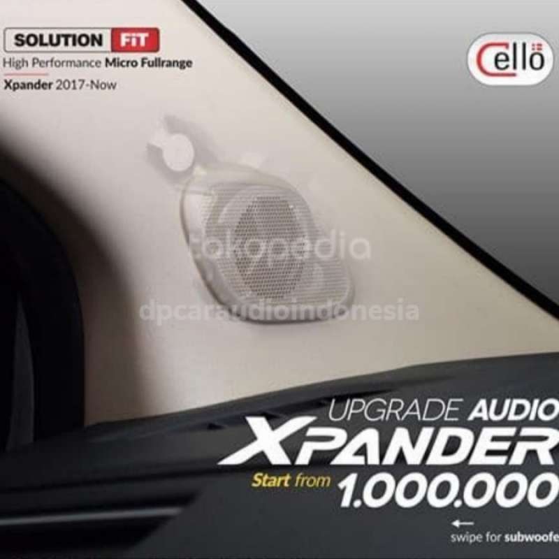 Jual Micro Full Range Speaker Cello Xpander Seukuran Tweeter Original ...