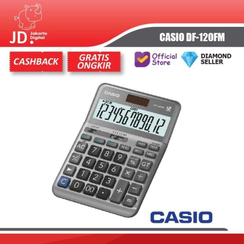 Jual Casio Df-120fm - Kalkulator Casio Df-120fm Di Seller Laris Plaza - Cengkareng Timur, Kota ...