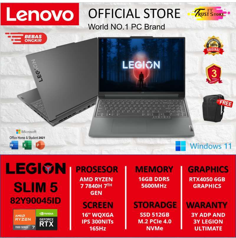 Jual Lenovo Legion Slim 5 Ryzen 4050 Original Murah - Harga Diskon Mei ...