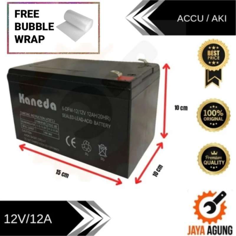 Jual Aki Kering Accu Battery 12v 12ah / Baterai Aki 12volt 12 Ampere ...