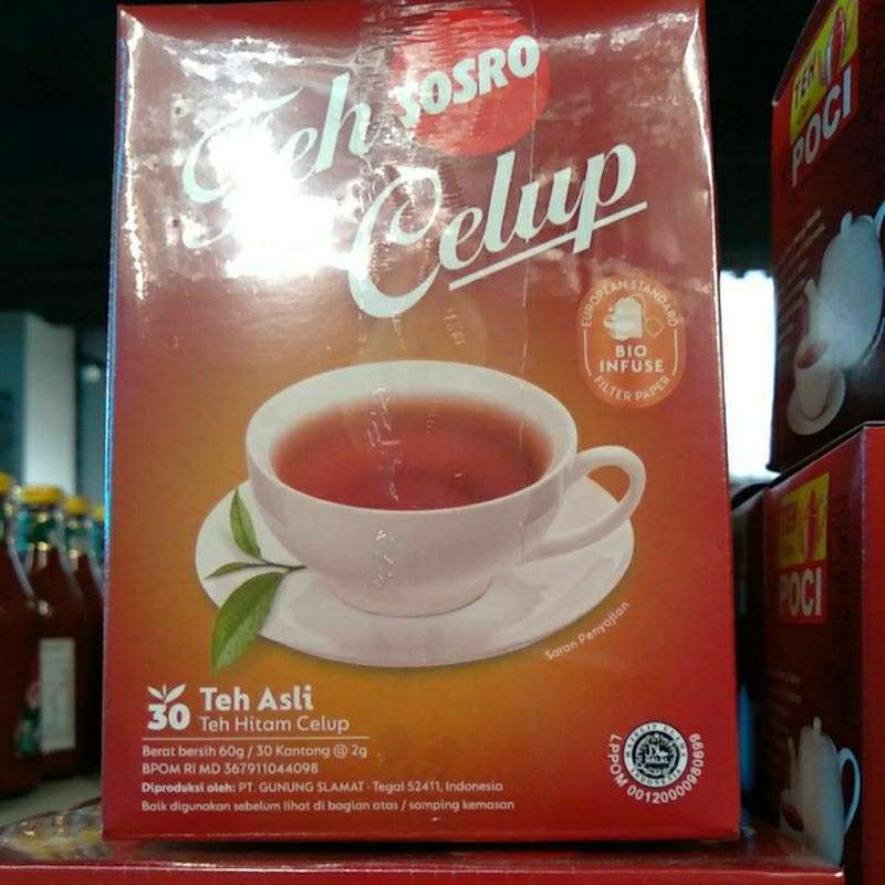 Promo Teh Celup Sosro Isi 30 Bags Diskon 4% Di Seller Qarya Frozen ...