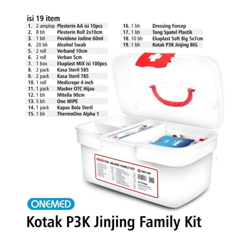 Jual Kotak P3k Plastik Jinjing Family Kit Onemed Di Seller Chintya ...