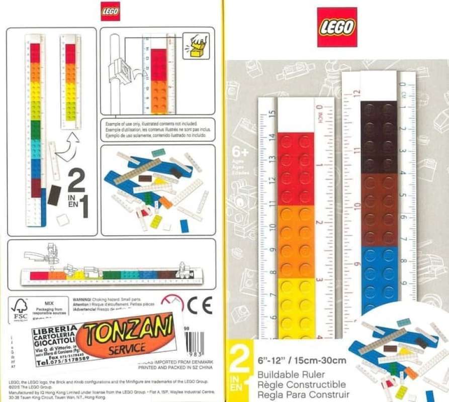 Promo Lego Stationery 51498 : Buildable Ruler Diskon 23% Di Seller ...