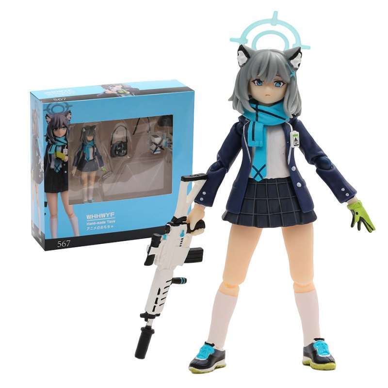 Jual Blue Archive figma 567 Shiroko Sunaookami BJD Joints Movable ...