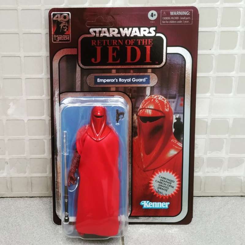 Promo STAR WARS BLACK SERIES RETRO CARBONIZED EMPEROR ROYAL GUARD 40TH ...