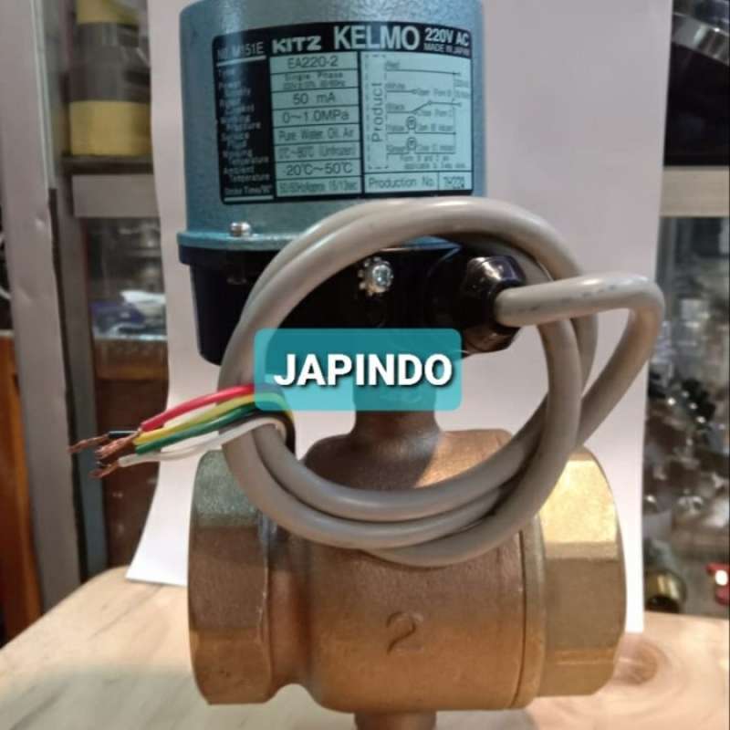 Promo Electric Ball Valve Kitz Kelmo Bronze 220v/240v 2 Inchi Diskon 23 ...