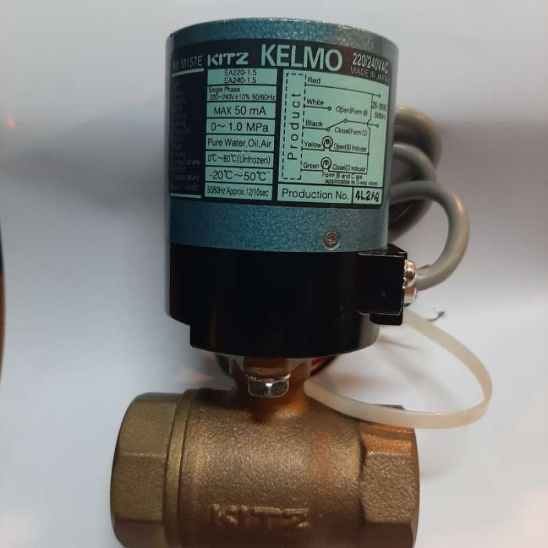 Promo Electric Ball Valve Kitz Kelmo Bronze 220v/240v 2 Inchi Diskon 23 ...