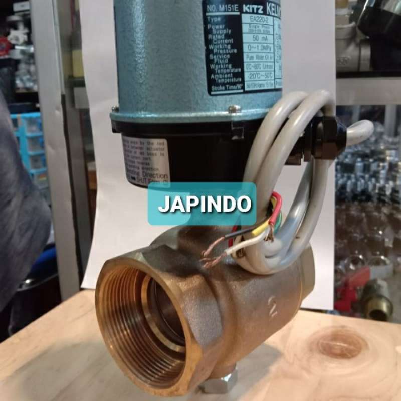 Promo Electric Ball Valve Kitz Kelmo Bronze 220v/240v 2 Inchi Diskon 23 ...