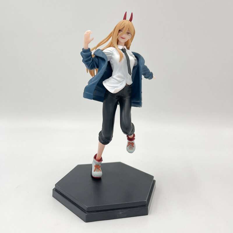Promo 20cm Chainsaw Man Power Anime Girl Figure Chainsaw Man Denji ...